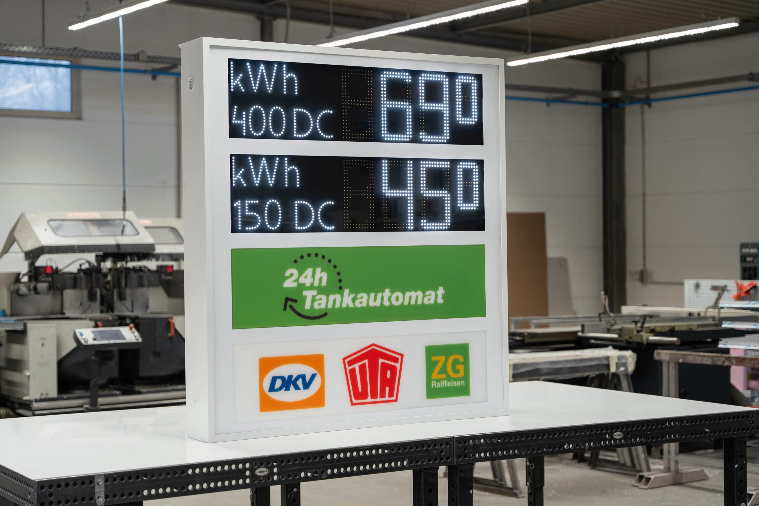 Tankstellen Anzeigen & Preistafel | Rudolph Lichtwerbung